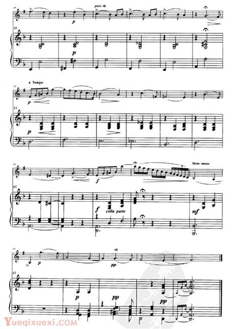 小号独奏小品集柔情圆舞曲 俄 柴科夫斯基 小号曲谱 乐器学习网