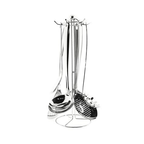 Cheffinger Küchenorganizer Set Stainless Steel 7 Teiliges Küchenhelfer