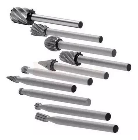 Kit 10 Limas Rotativas Tungstênio Gravação Dremel Retifica MercadoLivre