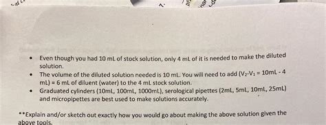 Solved Example II If ML Of A Mg Ml NaCl Solution Is Chegg Com