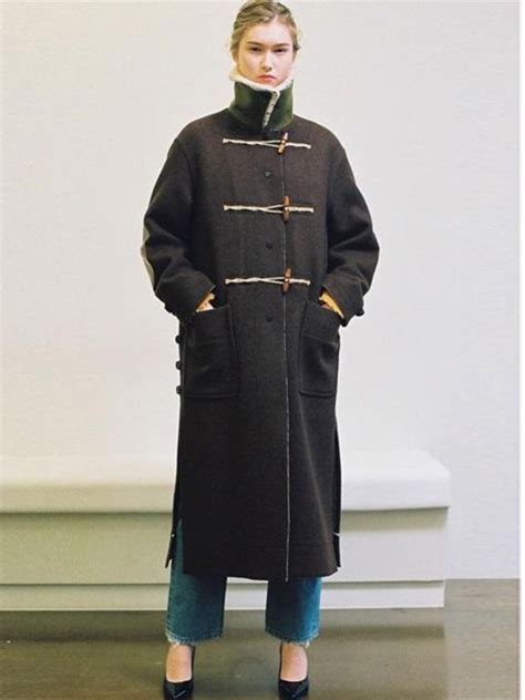 Double Weaving Toggle Button Coat Garmentory