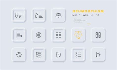 Premium Vector Apps Menu Set Icon Applications Arrows Order Alignment Bar Navigation Circle