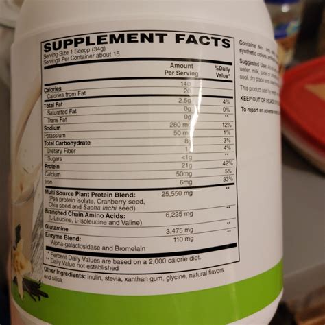 Nature S Promise Vegan Plant Protein Powder Vanilla Reviews Abillion