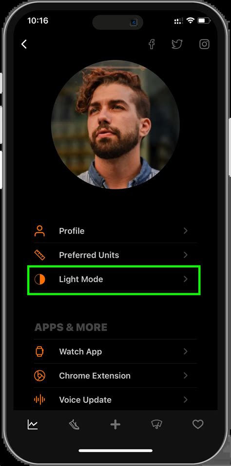 How To Enable Dark Mode In Fitanalytica