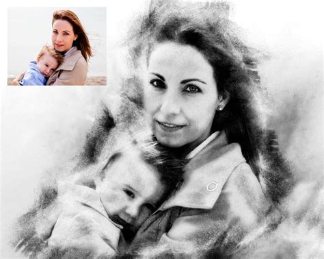 Realistic Charcoal Art Photoshop Action Actions And Presets Including Actions And Chalk Envato