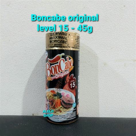 Jual BonCabe Sambal Tabur Botol Nori 3 35 G Max End Level 50 15 10 30 G Refill Original Bawang