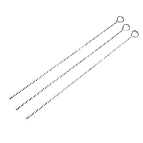 Kabob Skewers Set Of 6 Skewers For Grilling Metal Stainless Steel