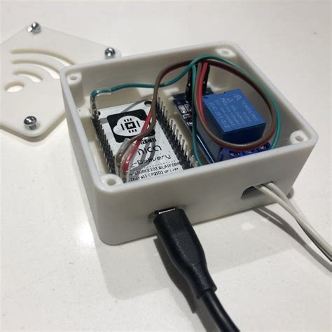 Esp8266 And Relay Module Case And Lid 3d Printer Model Download Free