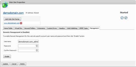 Remote IIS Manager Knowledgebase PeoplesHost