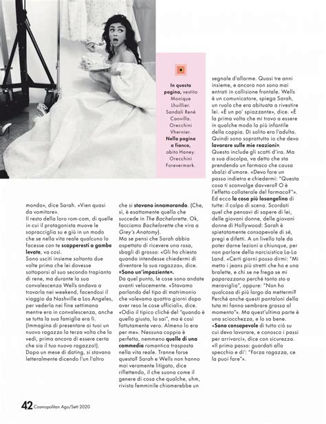 Sarah Hyland In Cosmopolitan Magazine Italy August 2020 Hawtcelebs