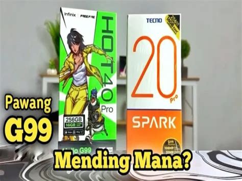 Infinix Hot 40 Pro VS Tecno Spark 20 Pro Duel Performa Gaming Di Harga Terjangkau Musianapedia