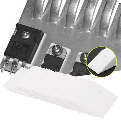 Amazon 100 Pcs TO 247 17 X 22 X 1mm Alumina Ceramic Insulating