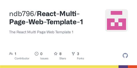 Github Ndb React Multi Page Web Template The React Multi Page