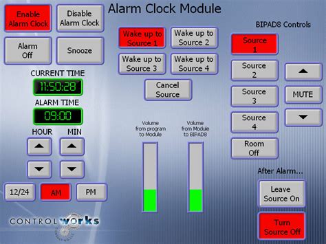 Crestron Module To Add Alarm Clock Functionality To A System Crestron Extron QSC Biamp