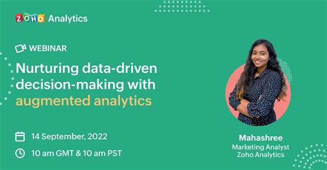 [webinar alert] nurturing data driven decision making with augmented analytics