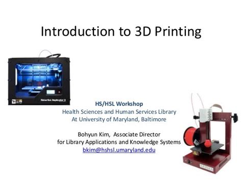 Introduction To 3d Printing