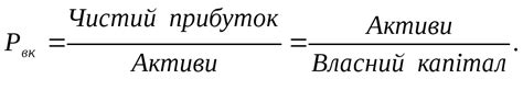 1 Рентабельність сукупного капіталу або активів Ра