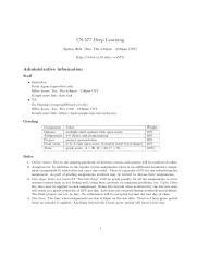 Cs577 Syllabus S21 Pdf Course Hero