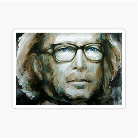 Eric Clapton Watercolor Sticker By Lauiduc Redbubble