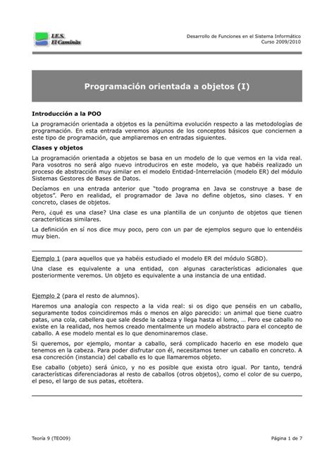 pdf de programación programación orientada a objetos i