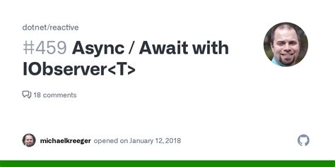 Async Await With Iobserver · Issue 459 · Dotnetreactive · Github