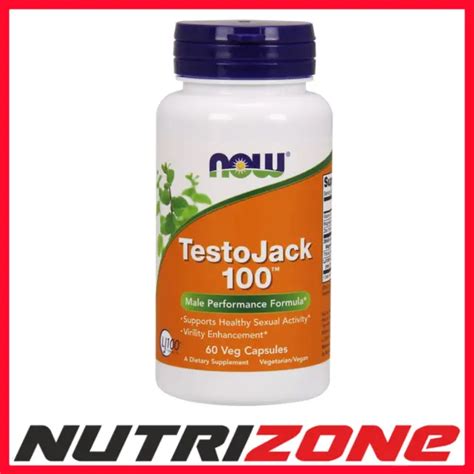 Now Foods Testojack 100 Male Performance Libido Booster Formula 60