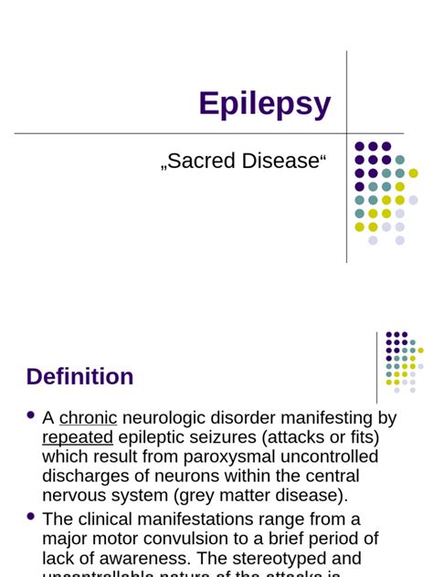 Epilepsy Pdf Epilepsy Disorders Causing Seizures