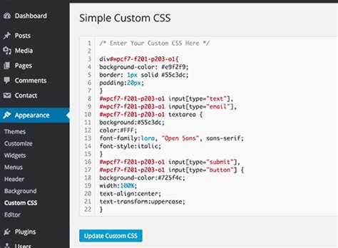 Cómo Agregar Css Personalizado En Wordpress
