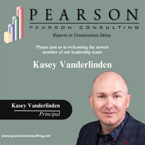 Please Join Us In Welcoming Kasey Vanderlinden To Our Leadership Team John Pearson