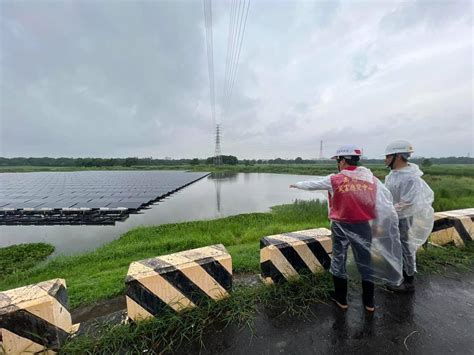 海葵颱風步步逼進高雄 林副市長視察北高雄抽水站與滯洪池