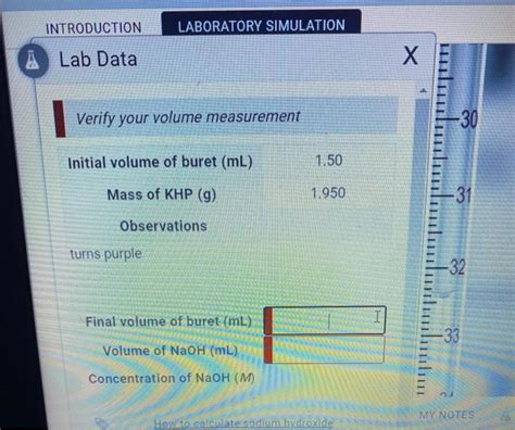 Solved INTRODUCTION LABORATORY SIMULATION A Lab Data X Chegg