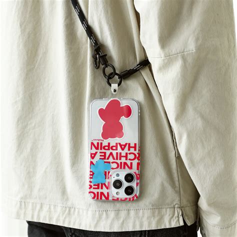 슬로어댑터 당일발송🚀 블랙화이트 와카스 핸드폰스트랩 랜야드 핸드폰목걸이줄 손목스트랩 크로스 넥스트랩 아이폰 갤럭시 모든 기종 사용가능