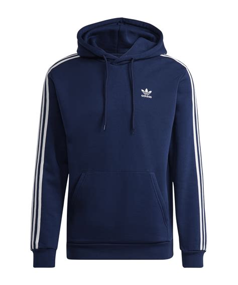 adidas Originals Adicolor Classics 3-Stripes Hoodie Blue | Lifestyle
