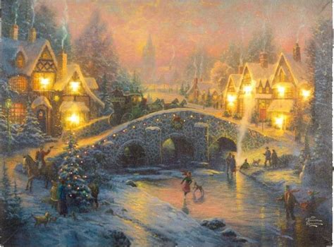 Nexos Trading LED obraz 30 x 40 cm vánoční krajina Zbozi cz