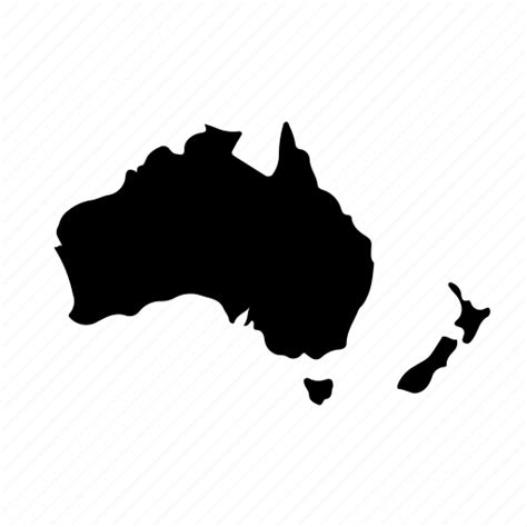 Continent Map Oceania Icon Download On Iconfinder