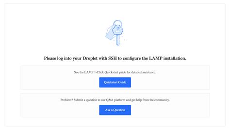 How To Use The Lamp 1 Click Install On Digitalocean Digitalocean