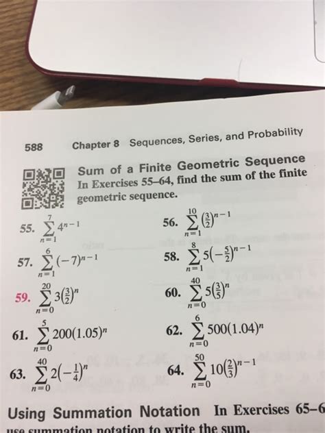 Solved Geometric Sequences Find Sum Of The Finite Geomtric