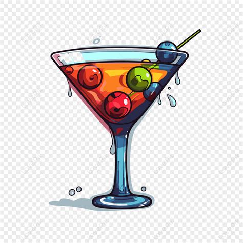 마티니 유리 클립 아트 만화 칵테일 음료 벡터 일러스트 레이션마티니 잔테일러 Png 일러스트 무료 다운로드 Lovepik