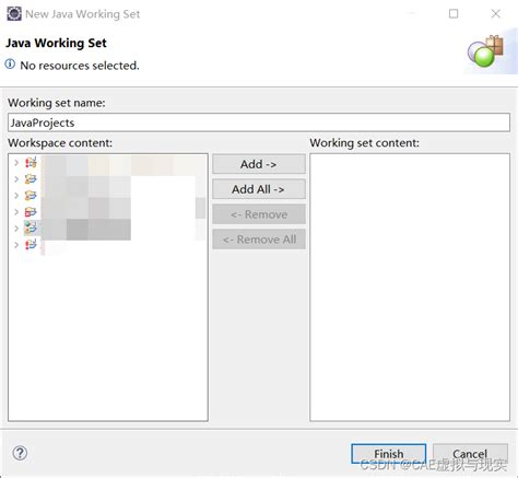 Eclipse中working Sets是用来做什么的？eclipse Working Set Csdn博客