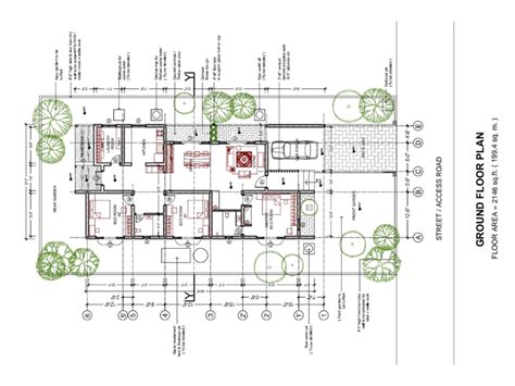 Flat Representation Of The Space With Measurements And Annotations