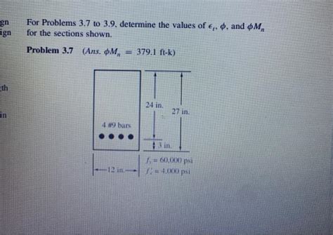 Solved For Problems To Determine The Values Of Chegg Com