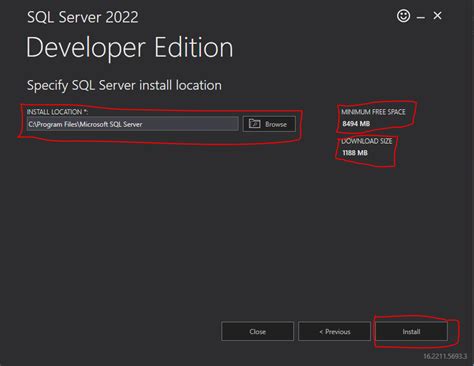how to install sql server 2022