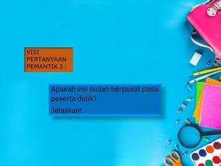 AKSI NYATA Encanaan Pembelajaran SMA SMK Paket C MEREFLEKSIKAN VISI