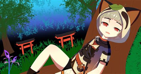 早柚原神 早柚 誕生日記念イラスト 鈴音のイラスト Pixiv