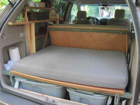 Dodge Durango Camper Conversion › Minivan Camper Conversion Mini Van Minivan Camping