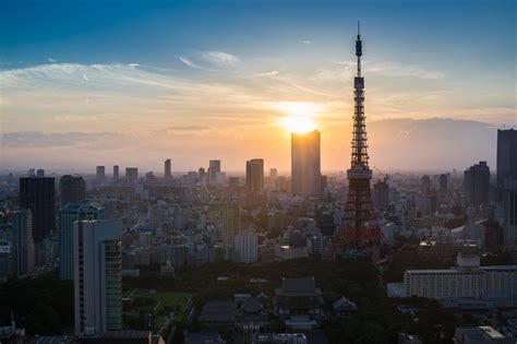 Outdoors Street Urban City Japan Tokyo Building Signs Sky Clouds