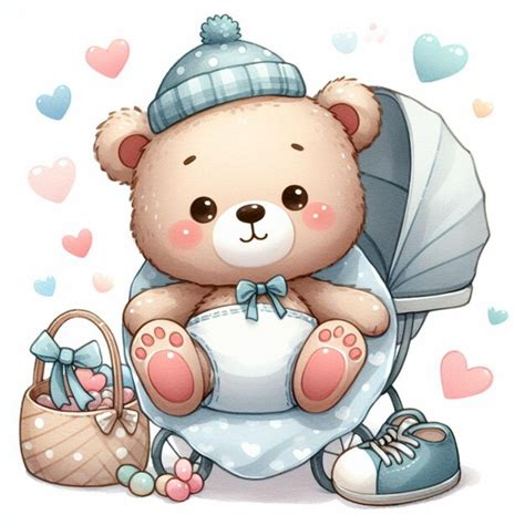 Premium Ai Image Sticker Collection Sweet Baby Bears Irresistibly