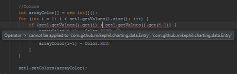 Android In Linechart Is It Possible To Set A Specific Color Between