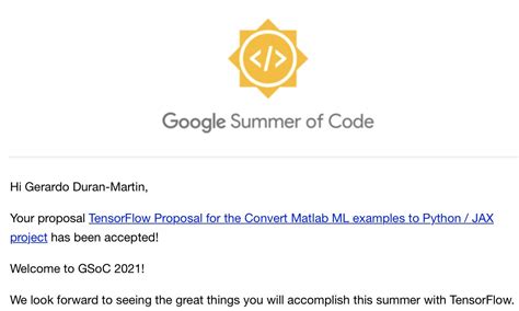 Gerardo Durán Martín On Linkedin Python Tensorflow Gsoc
