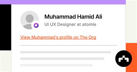 Muhammad Hamid Ali Ui Ux Designer At Atomle The Org